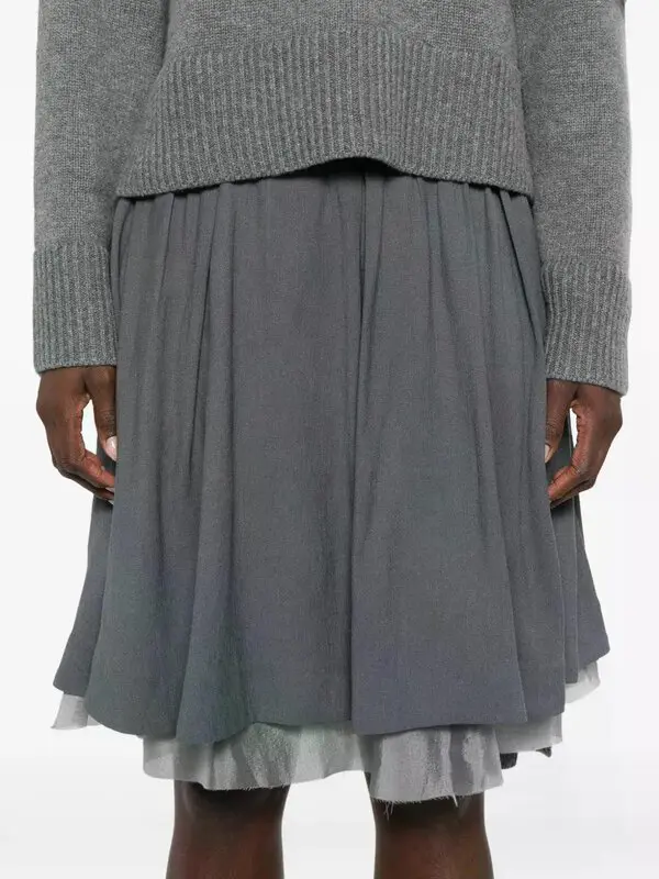 THE GARMENT Tiered Pleated Skirt