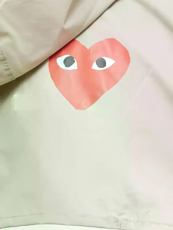 Play Comme Des Garcon X K-way Half-zip Hooded Jacket