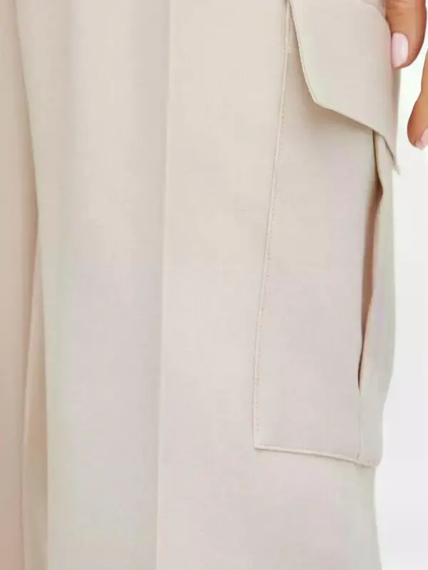 HERSKIND Beige Cargo Pocket Wide Leg Trousers
