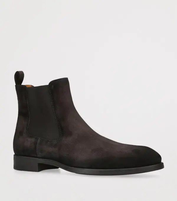 Magnanni Suede Chelsea Boots - Brown