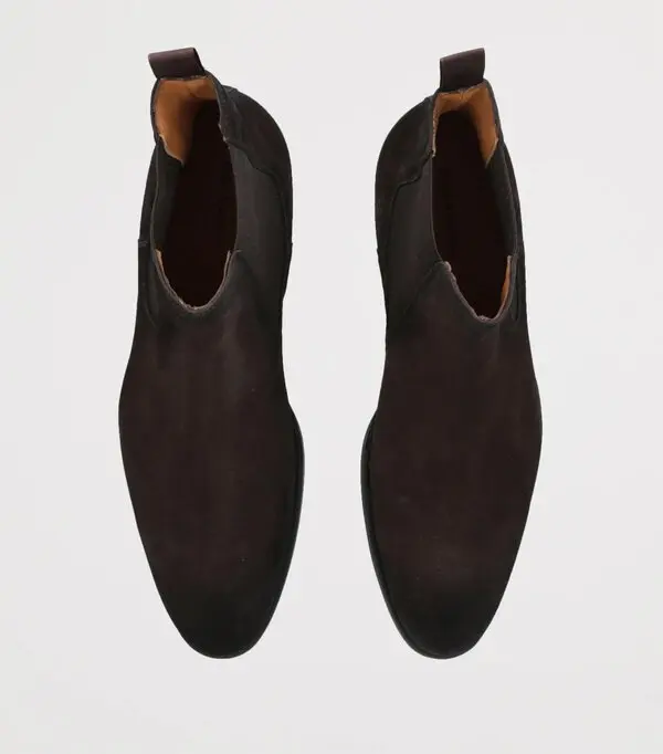 Magnanni Suede Chelsea Boots - Brown