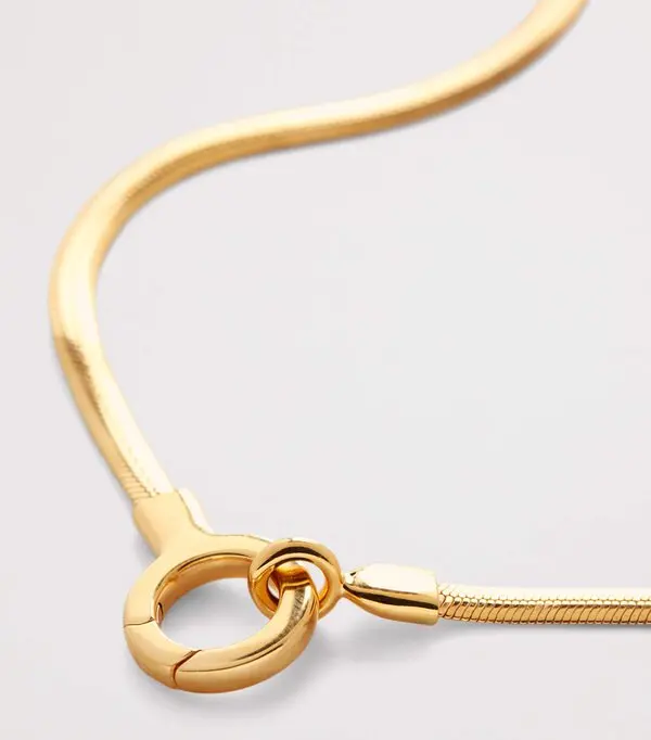 Monica Vinader Vermeil Snake Chain Necklace