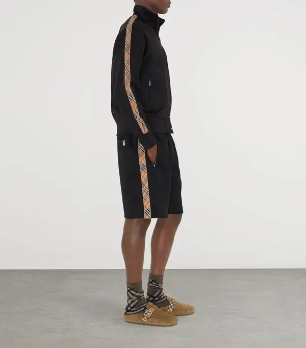 Burberry Check-trim Track Jacket