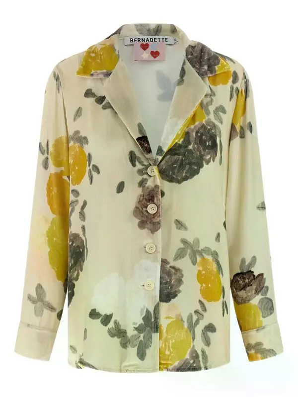 Bernadette Floral Print Silk Shirt