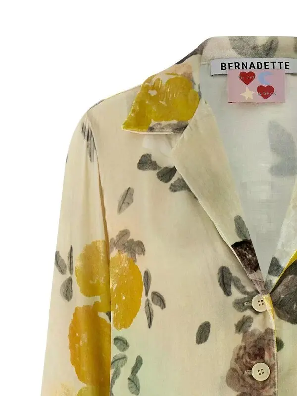 Bernadette Floral Print Silk Shirt