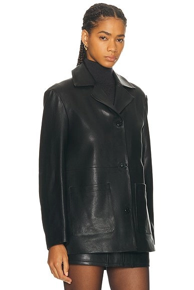Renggli Leather Blazer