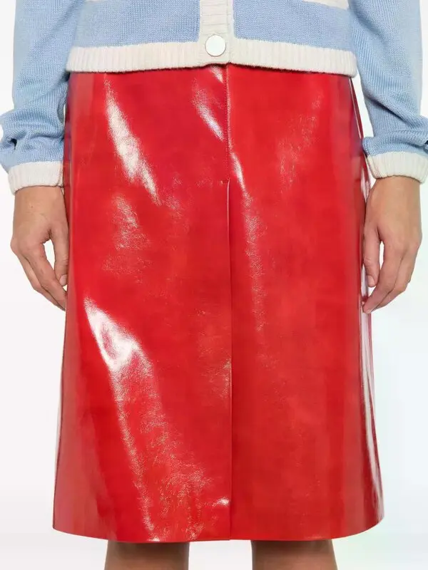 MSGM High-waisted Fitted Skirt