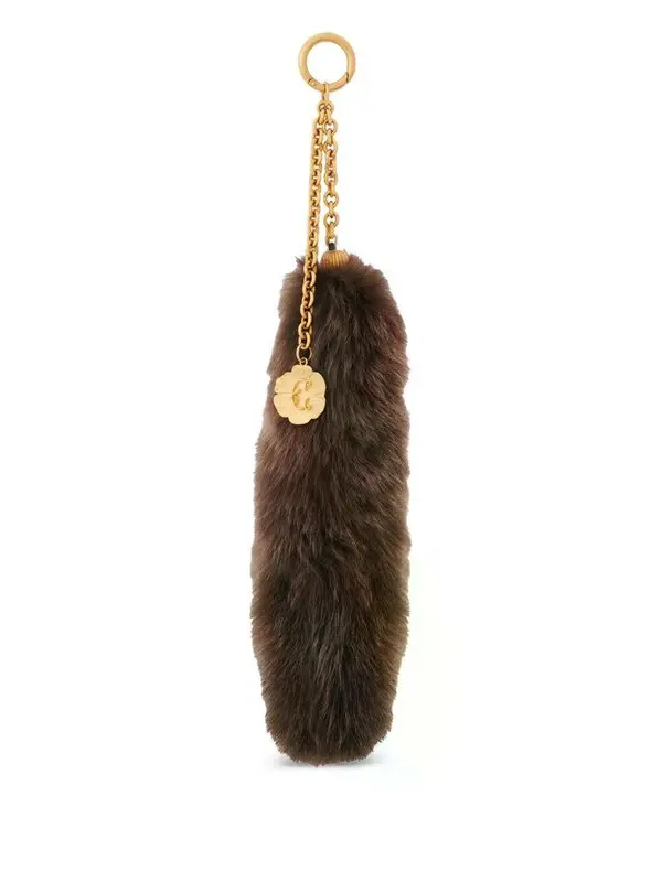 Chloé Treasure Tails Keyring - Brown