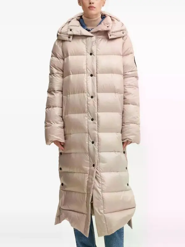 MMC STUDIO Padded Hooded Coat - Neutrals