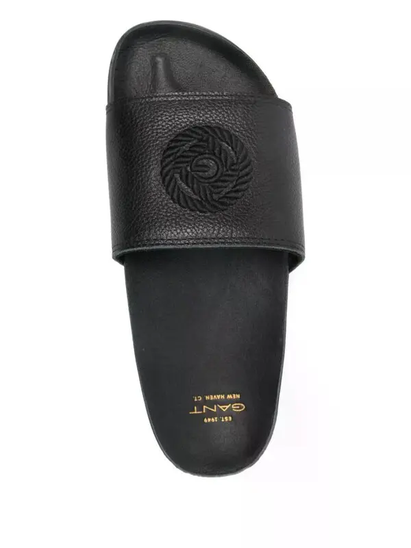 Gant Logo Detail Flat Sole Slides