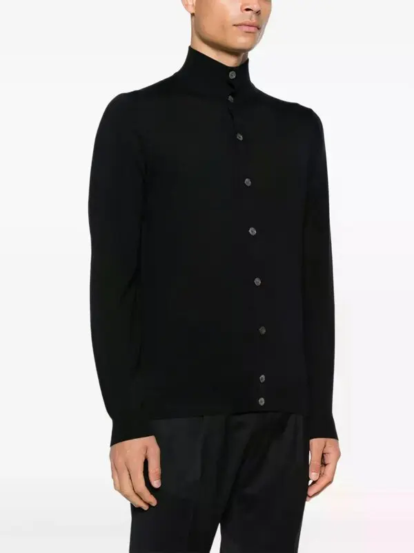 FILIPPO DE LAURENTIIS Merino Wool Cardigan
