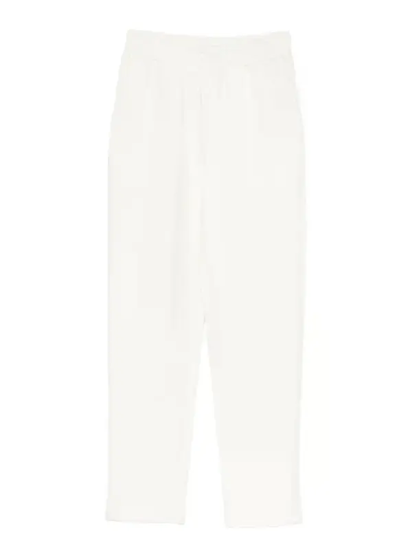 TWINSET Elasticated Waistband Straight Leg Trousers