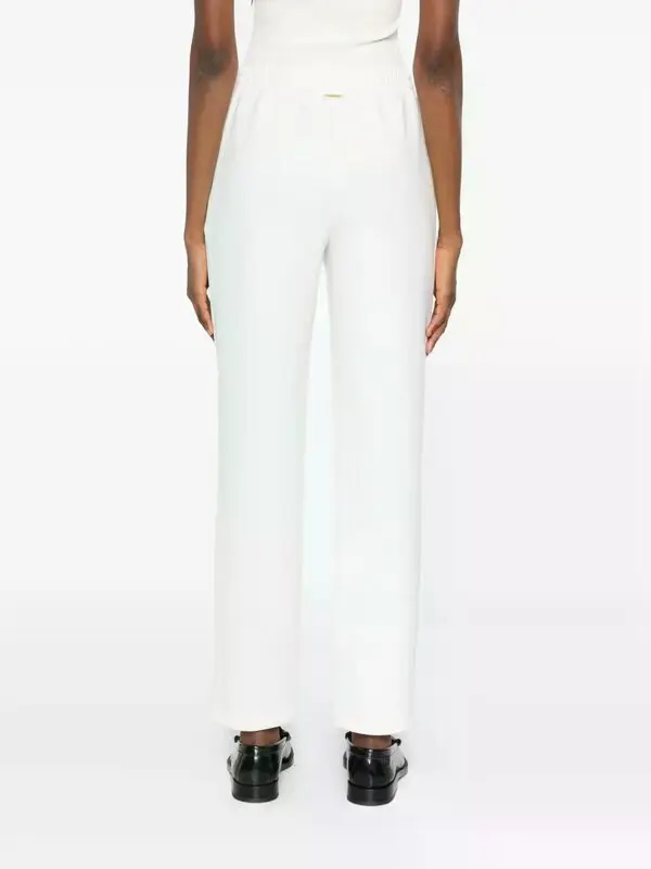 TWINSET Elasticated Waistband Straight Leg Trousers