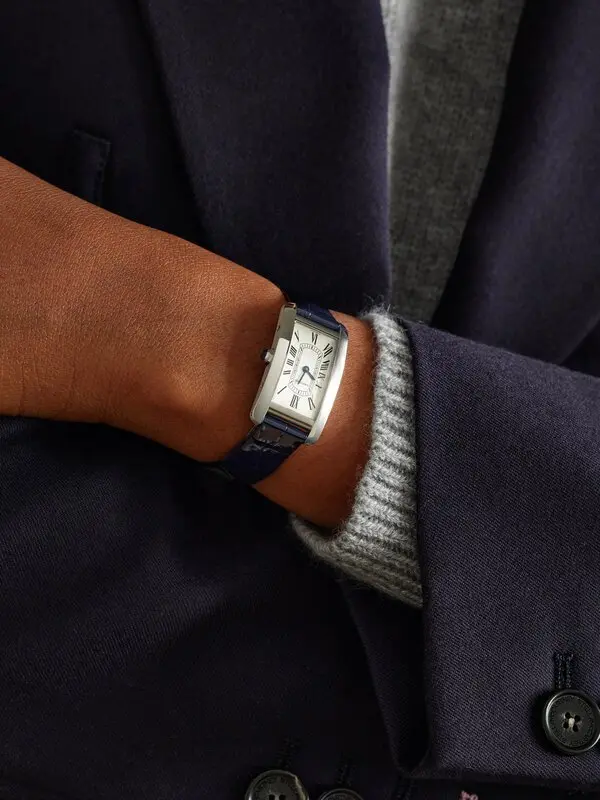 Cartier Tank Américaine Stainless Steel Watch - Silver
