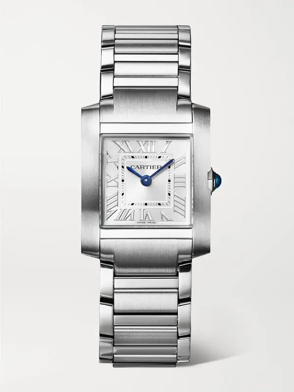 Cartier Tank Française Stainless Steel Watch - Gray