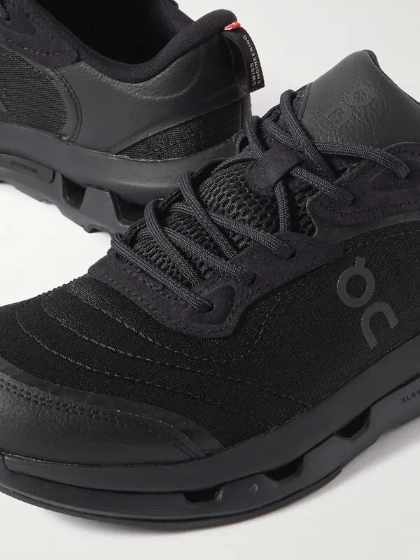 On Cloudzone Moon Recycled Mesh Sneakers - Black