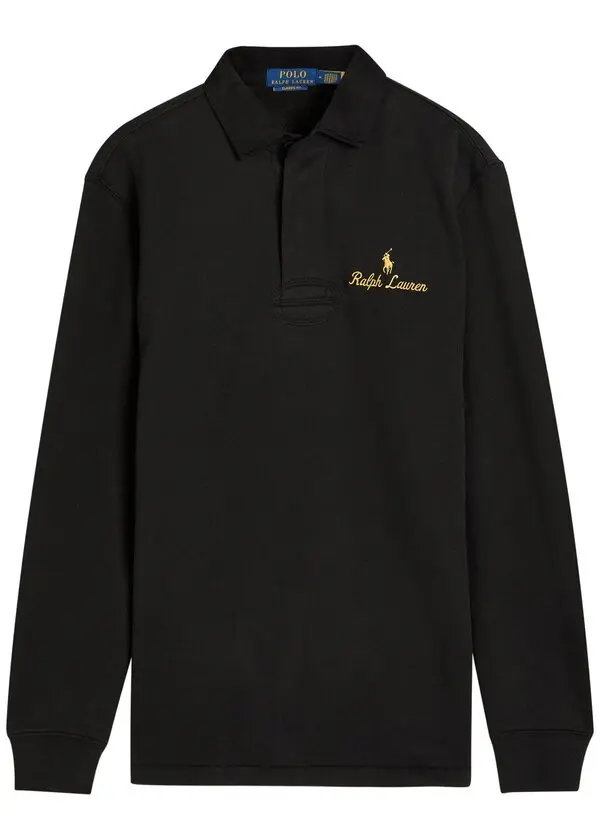 Polo Ralph Lauren Logo-embroidered Cotton-blend Polo Sweatshirt