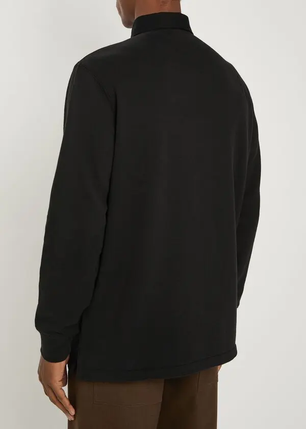 Polo Ralph Lauren Logo-embroidered Cotton-blend Polo Sweatshirt
