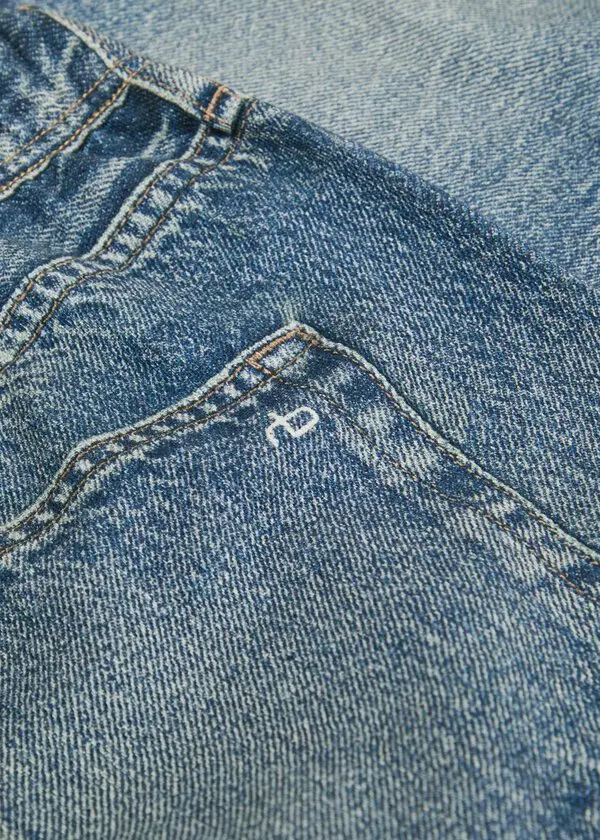 Rag & Bone Miramar Jeans-print Terry Trousers