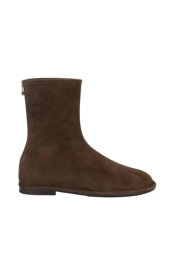 SALONDEJU Suede Ankle Boots