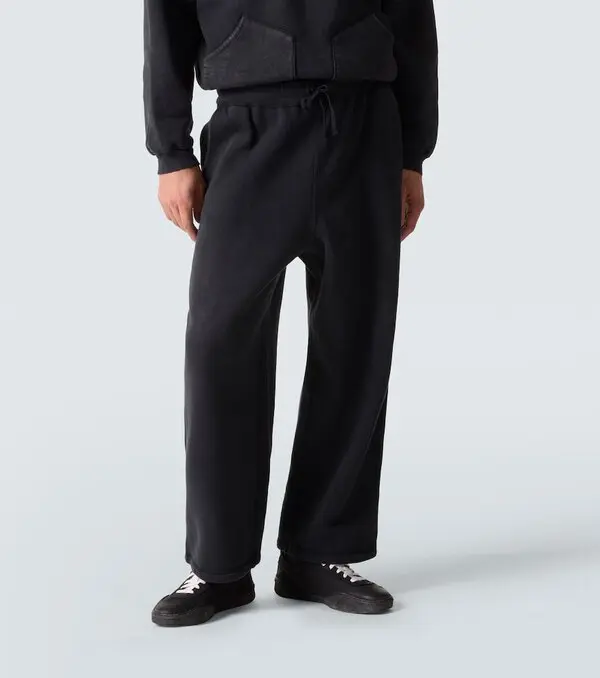 A.PRESSE Vintage Cotton Jersey Sweatpants