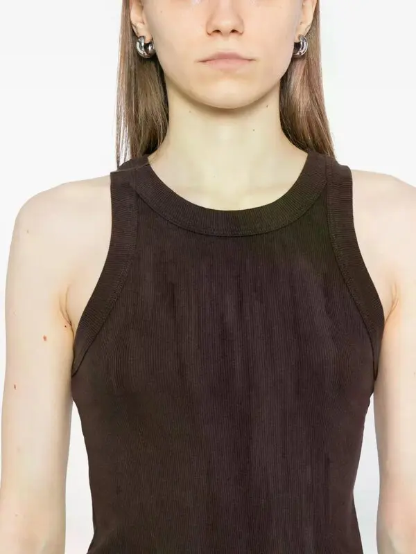 REFORMATION Tasha Ribbed Knit Tank Top