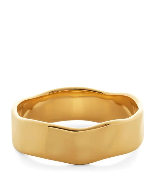 Monica Vinader Vermeil Siren Me Ring - Gold