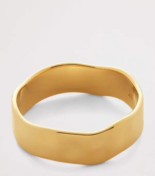 Monica Vinader Vermeil Siren Me Ring - Gold