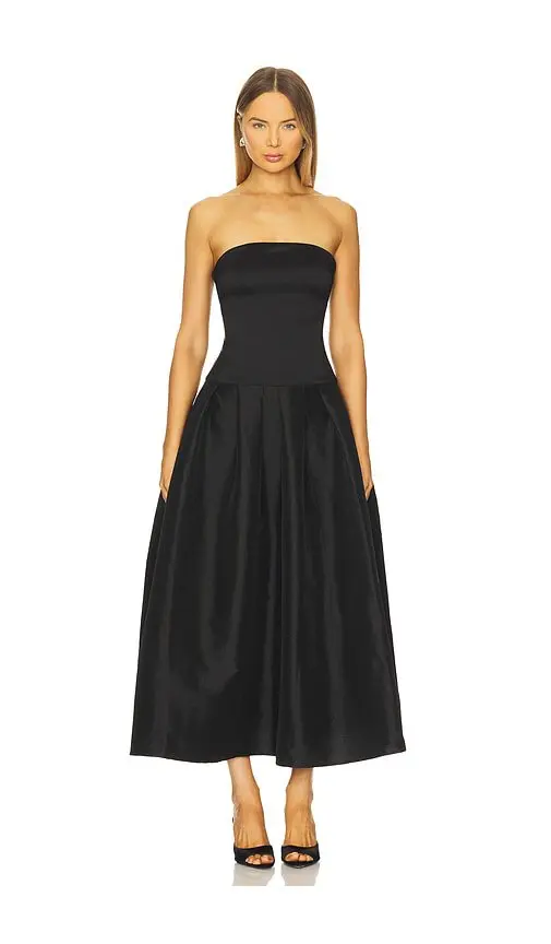 MORE TO COME Cambria Strapless Dress - Black
