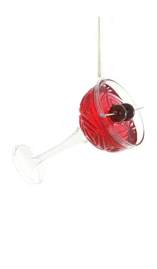 CODY FOSTER & CO Festive Cranberry Cocktail Ornament