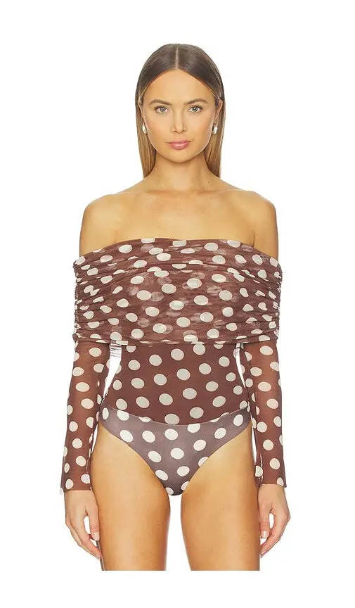 AFRM Maxine Bodysuit In . Also - Chocolate