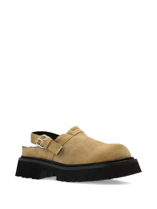 Moschino Buckle Strap Mules