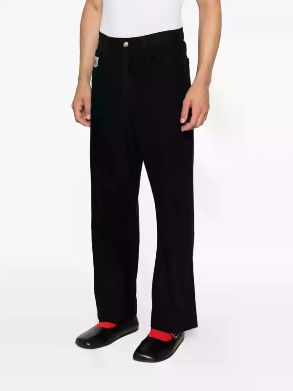 BODE Logo Patch Denim Trousers