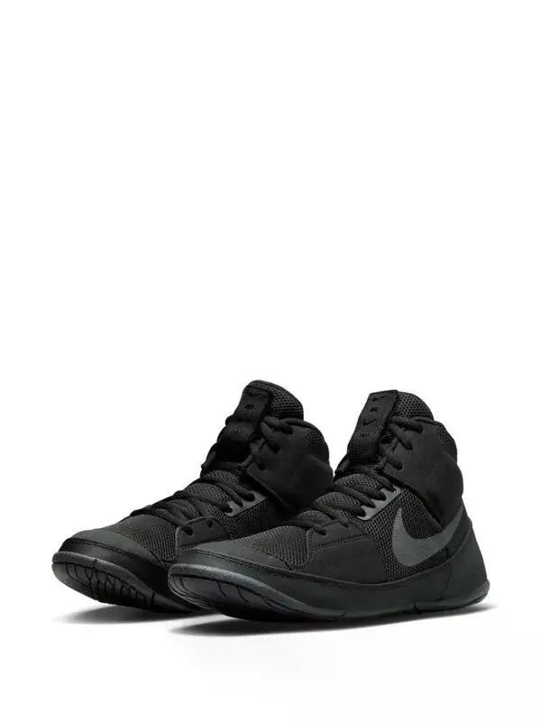 Nike Fury High-top Wrestling Shoes - Black