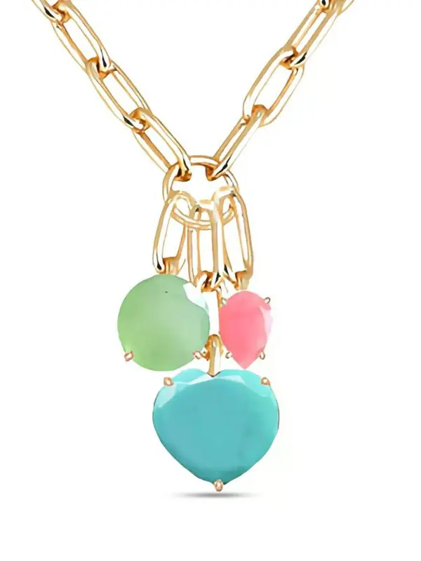 ATELIER MON Clustered Heart Motif Necklace