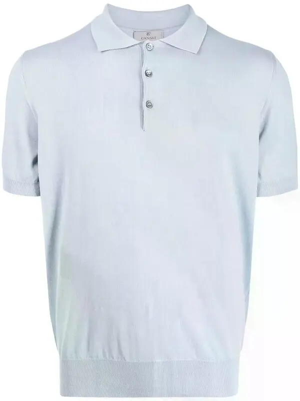 Canali Short-sleeved Polo Shirt