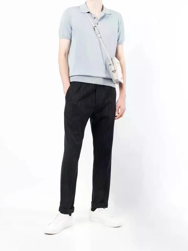 Canali Short-sleeved Polo Shirt