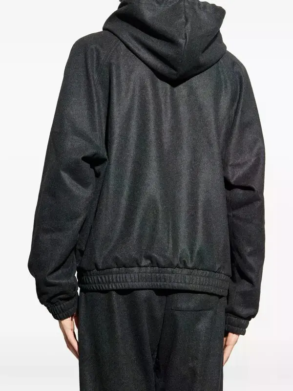 Fendi Zip-up Cashmere Hoodie