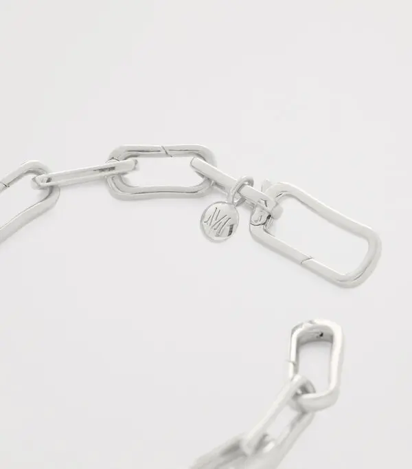 Monica Vinader Sterling Hinged Link Charm Bracelet