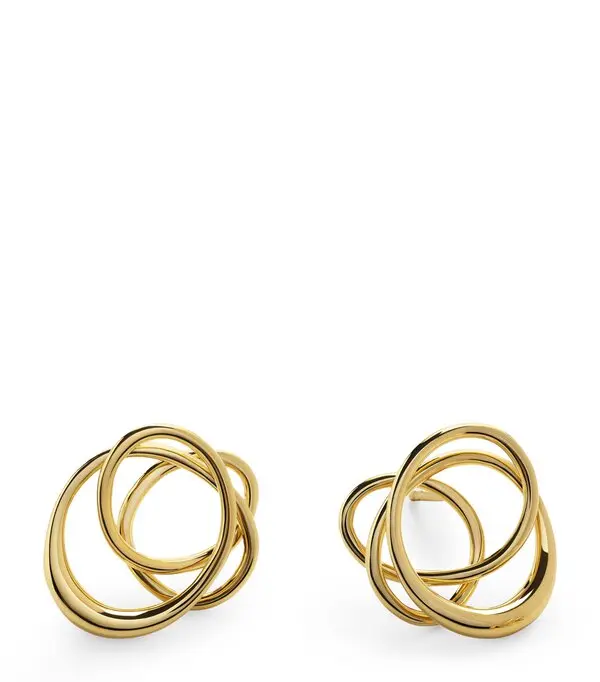 Monica Vinader Vermeil Nura Earrings - Gold