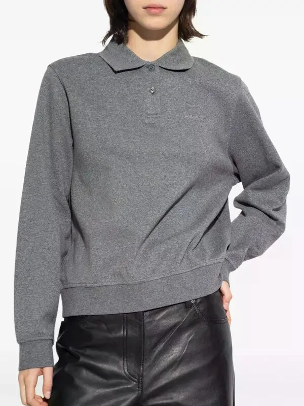 SAMSOE SAMSOE Embroidered Collared Top