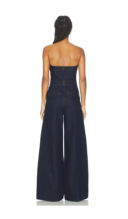 Paige Francesca Strapless Wide-leg Jumpsuit