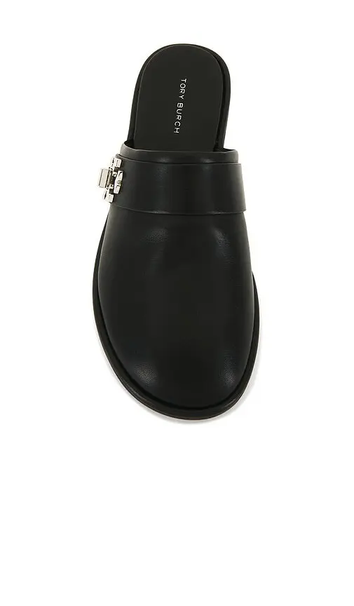 Tory Burch T Lock Leather Mule