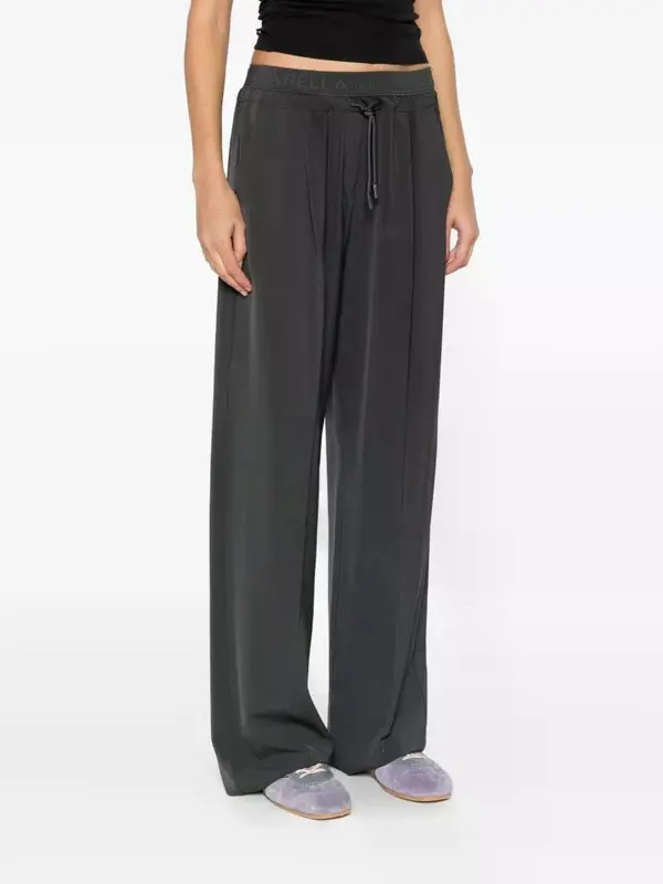 Marella Wide Leg Trousers With Drawstring Waist