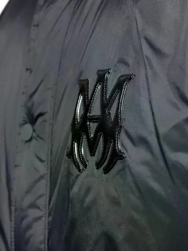 Amiri Logo Detail Hooded Down Jacket