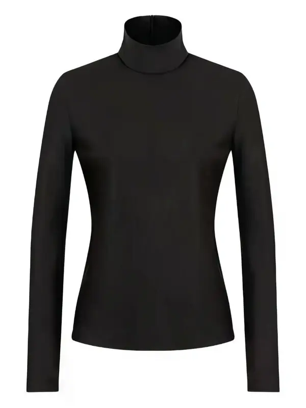 Giorgio Armani Long-sleeve Silk Top