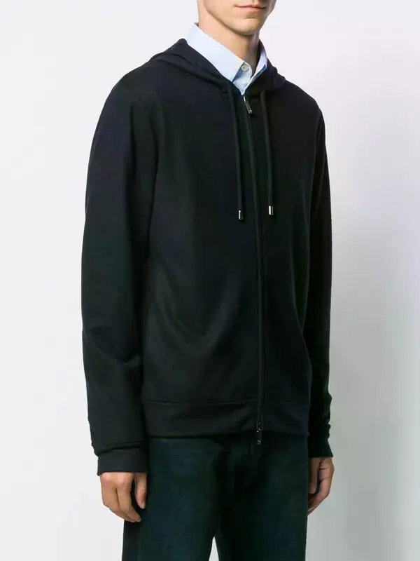 Giorgio Armani Zip-up Lightweight Jacket - Blue