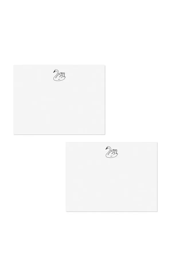 DEAR ANNABELLE Swans Place Cards Set - Multi