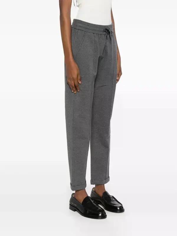 Brunello Cucinelli Drawstring Trousers - Grey