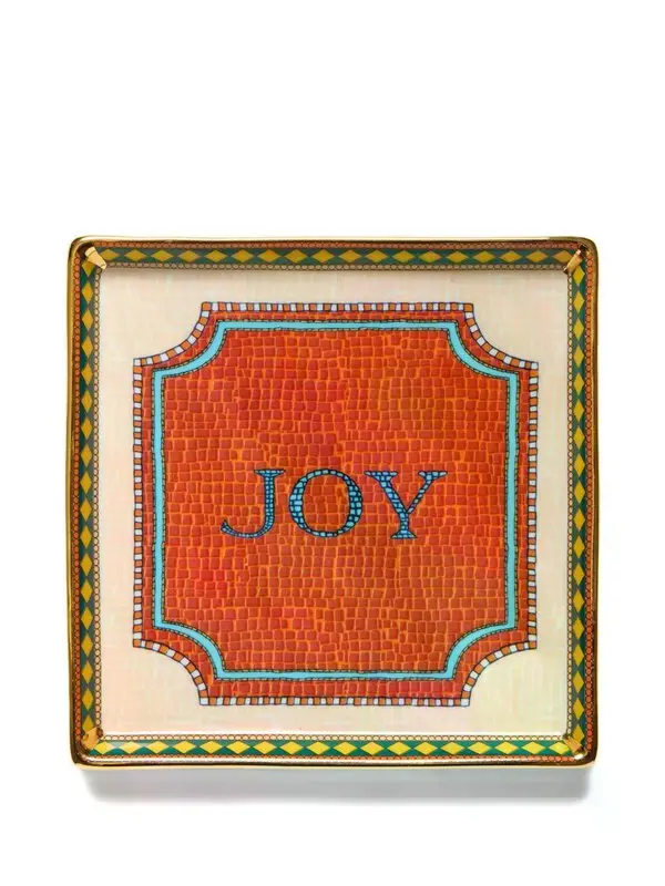 La DoubleJ Mini Porcelain Tray - Red